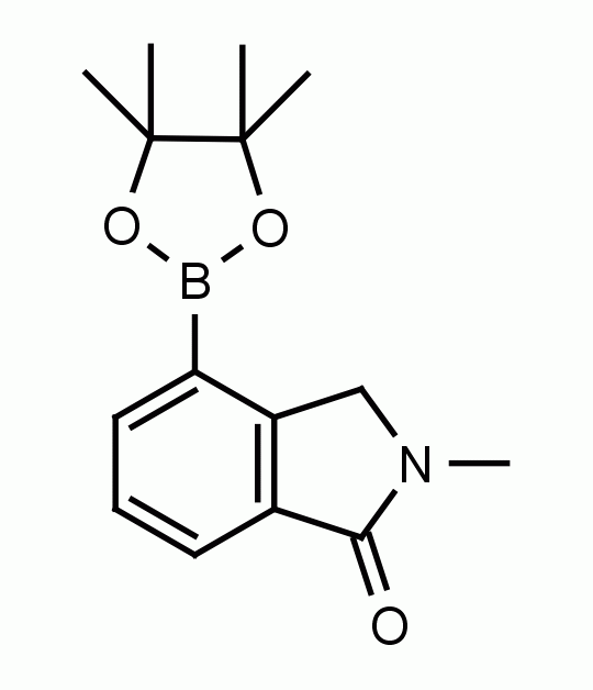 2-methyl-4-(4,4,5,5-tetramethyl-1,3,2- dioxaborolan-2-yl)isoindolin-1-one
