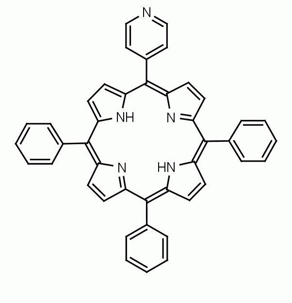 5-(4-Pyridyl)-10,15,20 triphenyl porphine