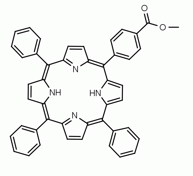 5-mono(4-carboxyphenyl)-10,15,20-triphenyl porphyrin monomethyl ester